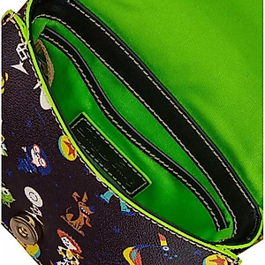 Dooney & Bourke Disney Pixar Crossbody Bag in Multicolor Coated Cotton Leather Metal