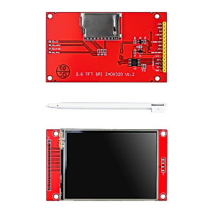 Hosyond 2.8 Inches TFT LCD Touch Screen Shield Display Module 320x240 SPI Serial ILI9341 with Touch Pen Compatible with Arduino R3/Mega2560 Development Board