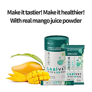 Labivet Probiotics for Dogs and Cats, Gut Health & Joint Supplements Powder Probiotic Dog Supplement, 30 Count (Pack of 1)