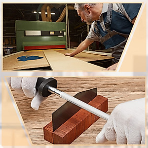 Cabinet Scraper Burnisher with 4 Piece Multi Shaped Scraper Set Manganese Steel Rectangle Curved Beveled Card Scraper Woodworking Carving Hand Cabinet Scraper Tool for Woodworking Project Kits