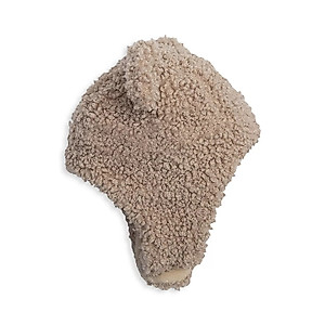 7AM Baby Hat & Mittens Set - Unisex Fleece Lined Hat & Mittens for Newborn, Waterproof, Soft & Warm Baby Winter Hat & Gloves Set, Soft & Fluffy Vegan Hat & Mittens | Cub Set, Teddy (12-24M)