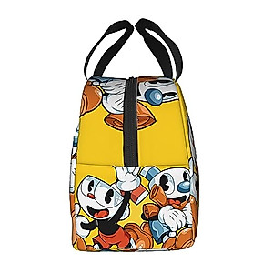 Unisex Travel Lunch Bag for Men Boys Lightweight Lunch Box Anime Lunch Cooler Bags for Work/School/Picnic/Office/Hiking/Outdoor/Camping/Fishing