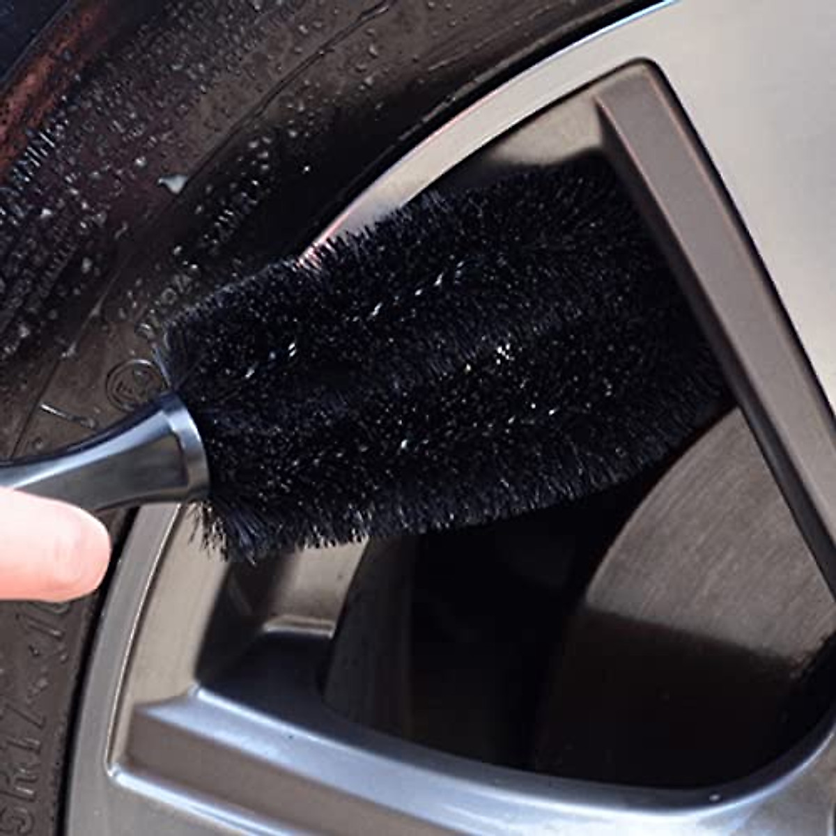 Detailing Brush Wheel Cleaner Brush Detail Brushes Detailing Brushes Car Cleaning Brush Wheel Tire Cleaner Rim Detail Car Wheel Cleaning Brush Tile Cleaning Brush Cleaner Brush