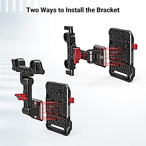 SmallRig V Mount Battery Plate, V-Lock Mount Battery Plate with 15mm Rod Clamp & Adjustable Arm for Power Supply - 2991
