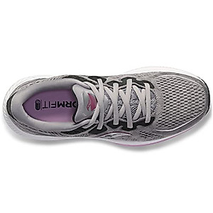 Saucony Women's Omni 20 Running Shoe, Alloy/Quartz, 8