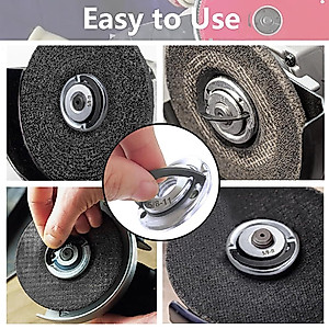 SeonFook 2Pcs Angle Grinder Flange Nuts with 5/8-11 Inch Thread, Quick Change Grinder Flange Locking Nut Metal Angle Grinder Nut for Replacement/Fixing Cutting Discs