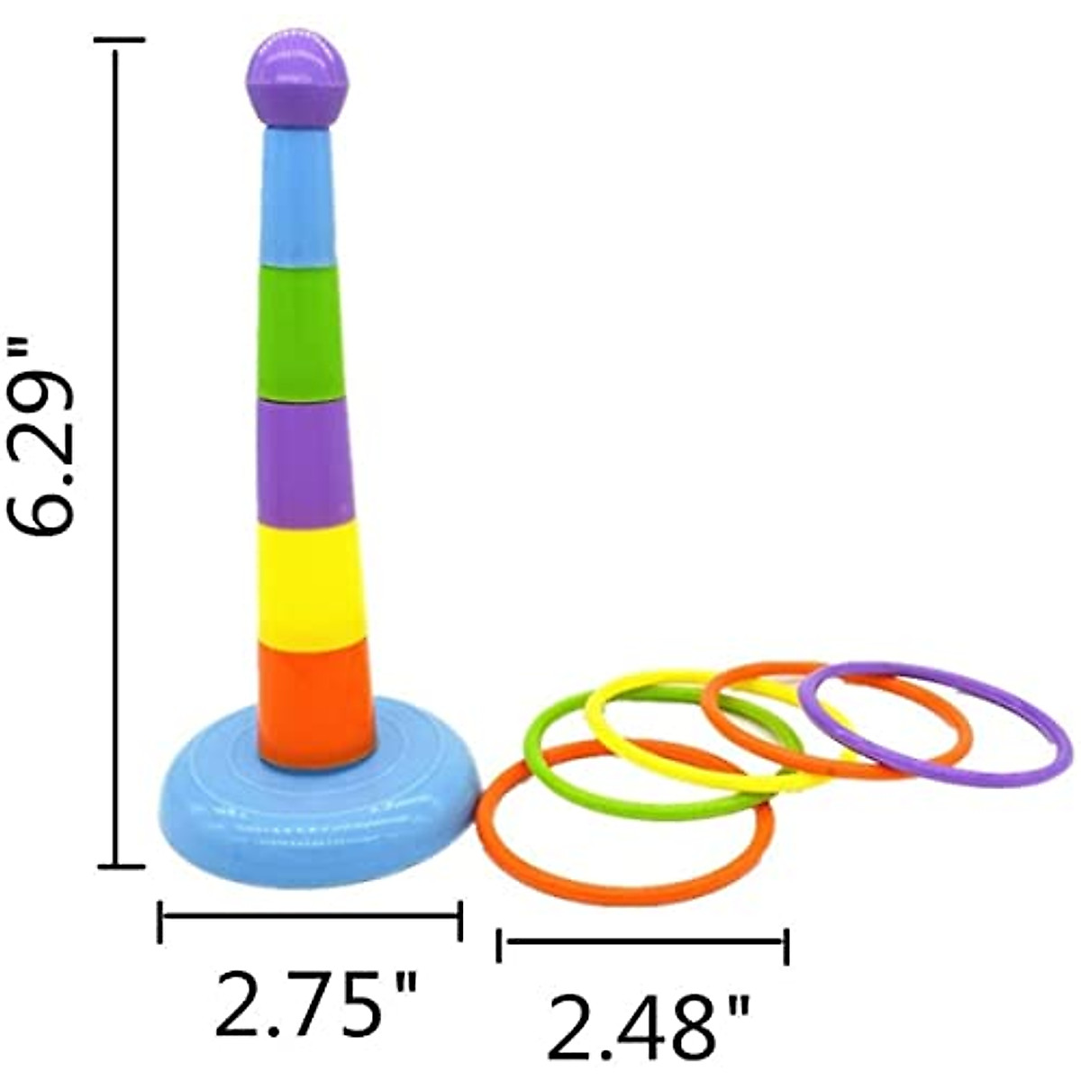 ActionEliters Bird Toys for Parakeets, 6pcs Parrot Toys Set with Bird Basketball Toy, Bird Skateboard, Bird Trolley, Bird Ring Bucket Toys, Parakeet Toys for Bird Training Toys