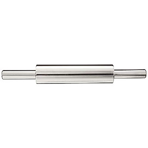 Fox Run Stainless Steel Rolling Pin, 18.5 x 2.6 x 2.8 inches, Metallic