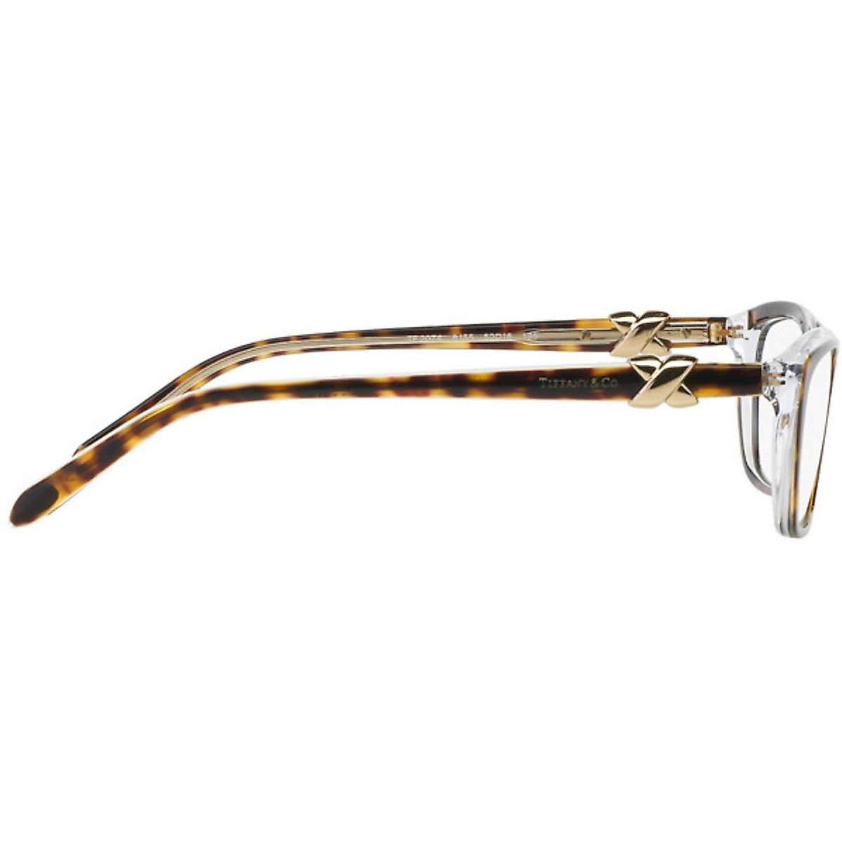 Tiffany & Co. TF2074 - 8155 Eyeglass Frame HAVANA/TRANSPARENT 52mm