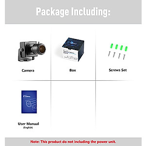 Revotech Zoom Mini POE IP Camera, HD 3MP Indoor Security Camera 2.8-12mm Manual Zoom Lens P2P Remote View CCTV Video Cam H.265 (I712-P Black)