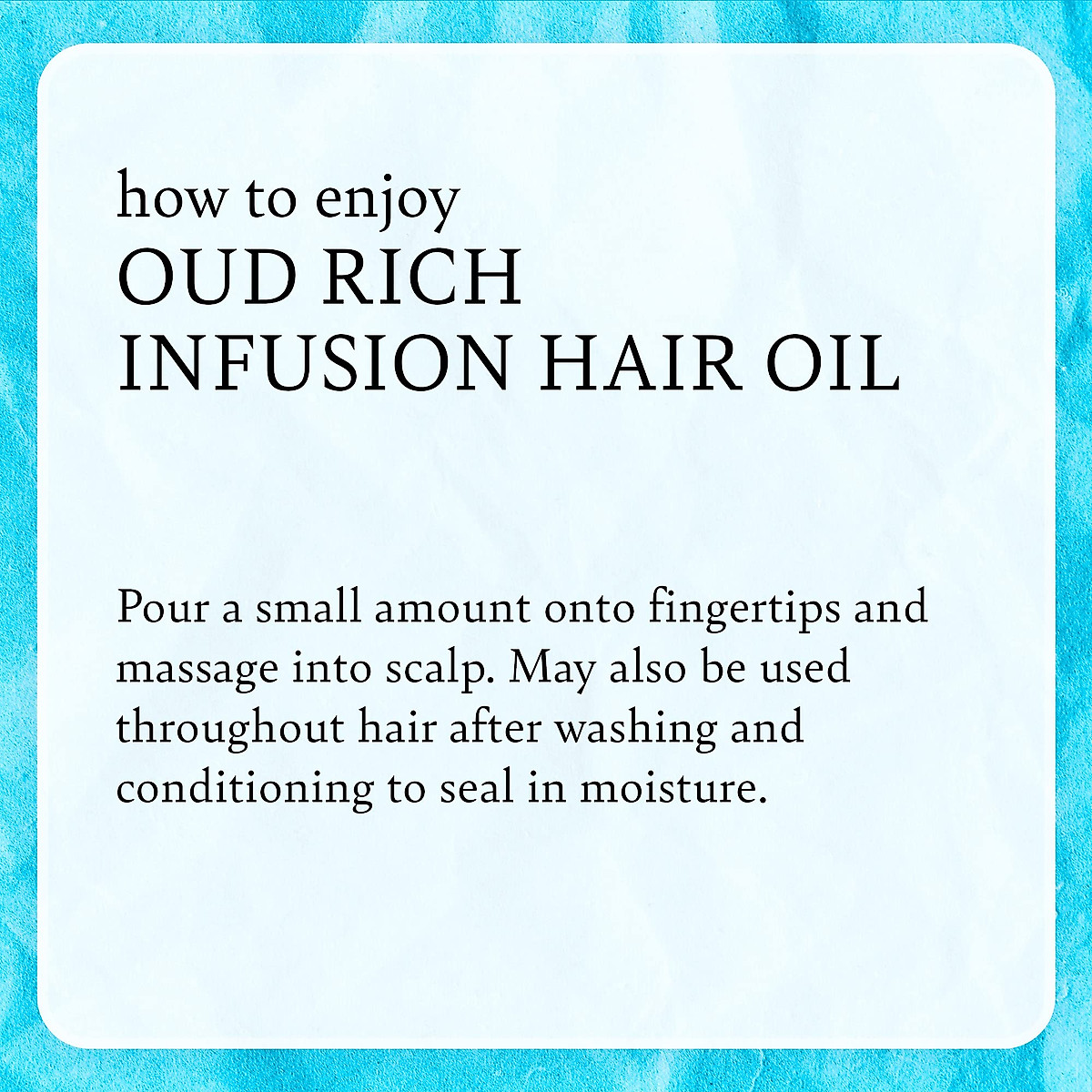 Camille Rose Oud Rich Infusion Hair Oil, for Dry Lifeless Tangled Hair, Detangles Smooths & Hydrates 4 fl oz