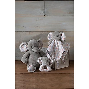 Mary Meyer Soft Ring Baby Rattle, 5-Inches, Grey Kalahari Elephant,44570