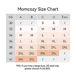 Momcozy Seamless Nursing Bra for Women 2 Pack Comfort Smooth Breastfeeding Maternity Bralette Wireless Pregnancy Bra