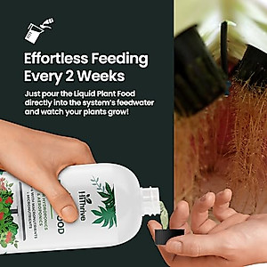 32oz Aeroponics & Hydroponics Liquid Plant Food - Up to 96 Feedings for AeroGarden, IDOO & Hydroponic Growing Systems, Ideal Liquid Fertilizer & Hydroponic Plant Food - Rich in Hydroponic Nutrients