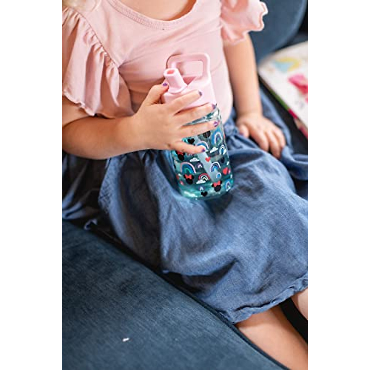 Simple Modern Marvel Kids Water Bottle Plastic BPA-Free Tritan Cup with Leak Proof Straw Lid | Reusable and Durable for Toddlers, Boys | Summit Collection | 12oz, Spidey Kid