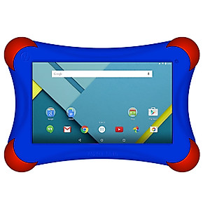 Visual Land Prestige Elite 7QL FamTab - 7" Quad Core 16GB Lollipop 5.0 Android Tablet with Bumper Case ( Royal Blue )