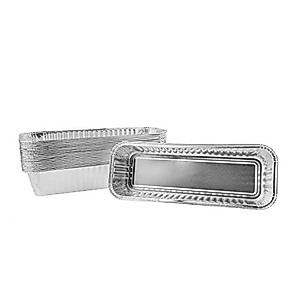 EasiBBQ Aluminum Foil Grill Drip Pans for Camp Chef Portable Grill, Disposable Aluminum Grease Pan Liners, 20 Pack