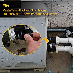Thermal Regulator Compatible with MasterTemp and Sta-Rite Pool Spa Heaters, and All SR200 SR333 SR400 Models, Replace# 77707-0010, 38000-0007S
