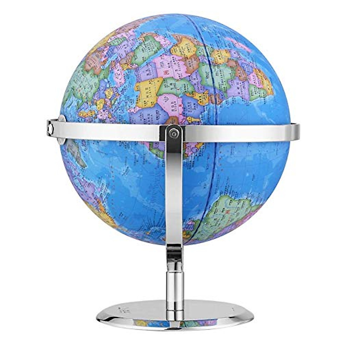 World Globe with Illuminated Constellations – 9" Light Up Globe for Kids & Adults – Interactive Earth Globe for Educational Toys, Home Office Ornaments