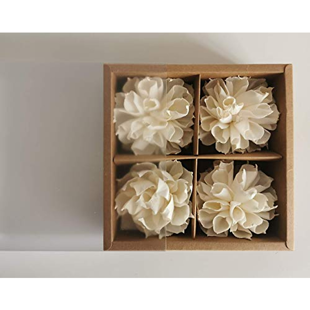 4 Dahlia Sola Flower Diffuser Cotton Wick for Home Fragrance Aroma Oil by Plawanature