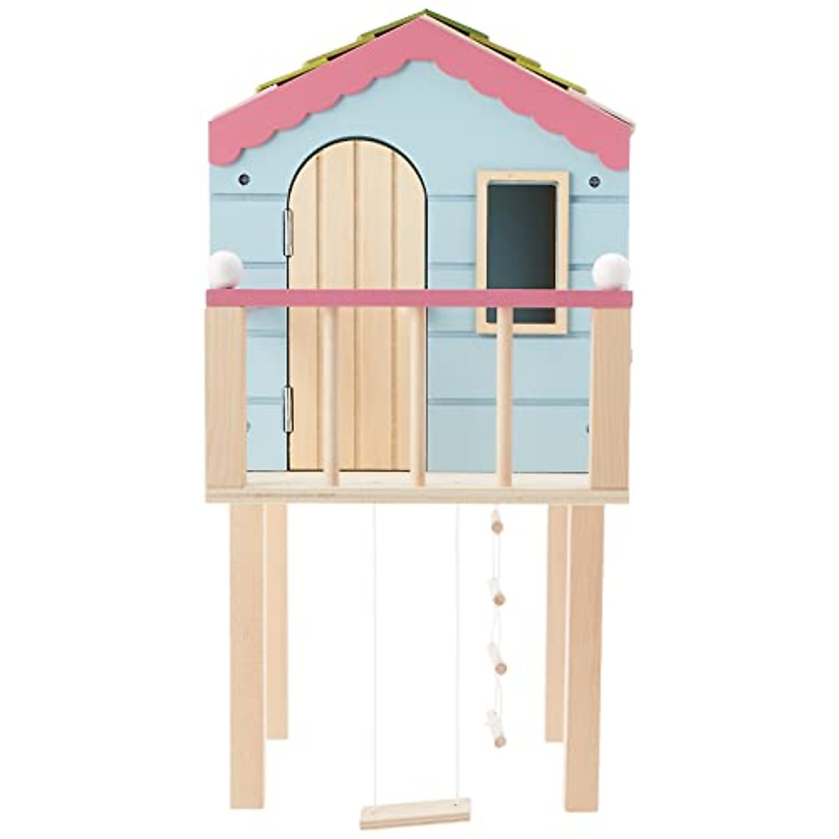 Lottie Dollhouse by Lottie | Wooden Tree House for Lottie Dolls | Wooden Doll House Playset | Made with Real Wood