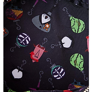 Loungefly Disney Nightmare Before Christmas Wreath String Lights Glow Crossbody Bag