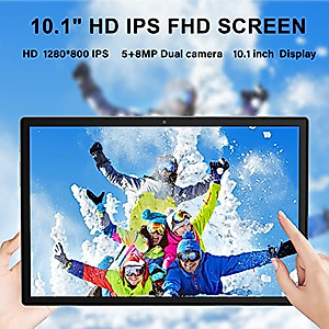 Android Tablet, 10.1 Inch Android 12 Tablet, 6GB RAM 64GB ROM, 1TB Expand, Android Tablet with 8000mAh Long Battery, Dual Camera, 5G WiFi, Bluetooth, FHD IPS Touch Screen, GPS, Google GMS Certified
