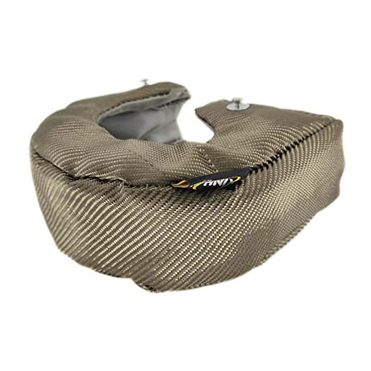 T4 Turbocharger heat shield cover Titanium Fiber Turbo Blanket Inner high silica cloth and stainless steel knitted wire mesh inner liner
