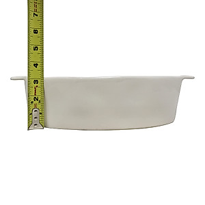 Rae Dunn Ceramic Serveware (Mashed/White/Wooden Spoon, 13" x 8" x 3")