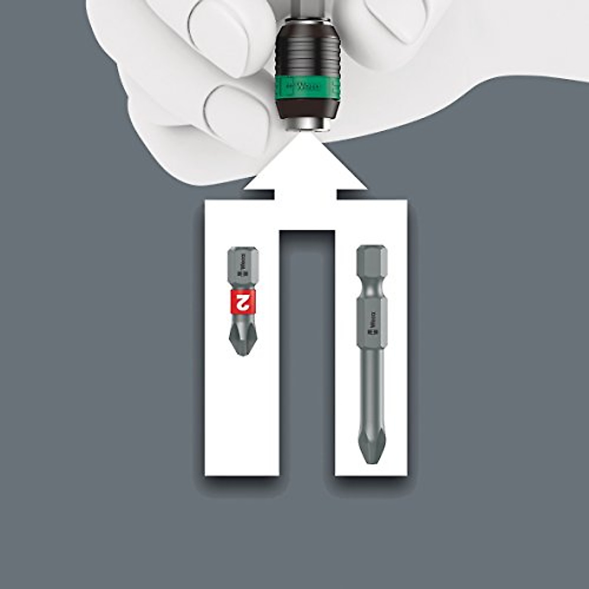 Wera - 5051021001 Kraftform Kompact 20 7-In-1 Bitholding Screwdriver with Removable Bayonet Blade (SL/PH/PZ)