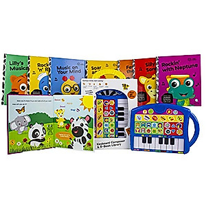 Baby Einstein - My First Music Fun Keyboard Composer & 8 Sound Book Library - PI Kids