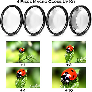 Canon EOS 90D DSLR Camera Kit 18-55mm 75-300mm Lenses + 420-800mm Zoom Lens + Battery Grip + TTL Flash + Microphone + 192GB Memory Accessory Bundle (Renewed)