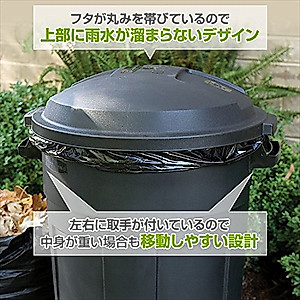 Rubbermaid Can, 20-Gallon, Black