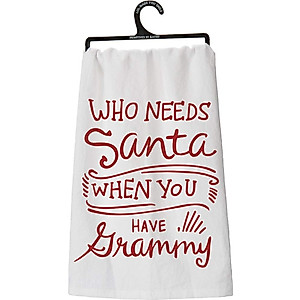 Primitives by Kathy Christmas LOL Kitchen Towel, Grammy