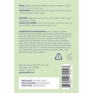 GOOD&ALL Tea Tree Mint Conditioner, 250ml, Unisex