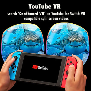 Orzly Ultimate Geek Pack & VR Headset for Nintendo Switch - Bundle Pack