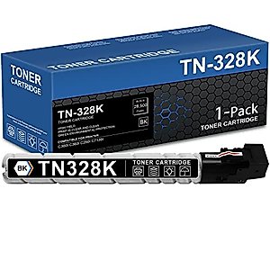 NUCALA Compatible TN328K/AAV8130 TK328K TN 328K TK-328K High-Yield Toner Cartridge Replacement for Konica Minolta Bizhub C300i C360i C250i C7130i Printer Toner (28,500 Pages 1-Pack Black )