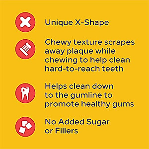 PEDIGREE DENTASTIX Large Dog Dental Treats Beef Flavor Dental Bones, 1.72 lb. Pack (32 Treats)