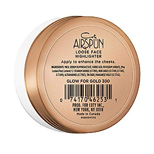 Airspun Coty Airspun Highlighter,glow for Gold,0.31 Oz, 0.31 Ounce