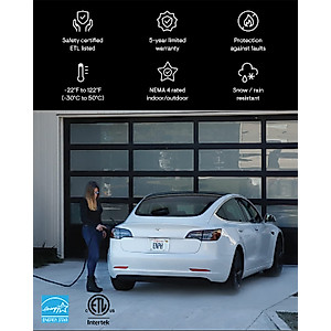 40 Amp Dual EV Charger, Enphase HCS-D50, 240v, 9.6kW Power, 5-Year Warranty, Safety Certified, J1772 Connectors, Hardwired, 25ft Cables, Formerly ClipperCreek