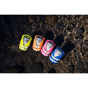 Puffin - The Buoy Life Vest - Insulated 12 oz Can Cooler I Beer Bottle & Soda Can Insulator, Keep Drinks and Beverages Cold - Apricot