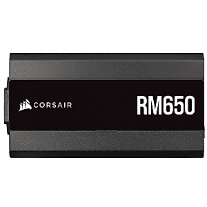 CORSAIR RM Series (2021), RM650, 650 Watt, 80 PLUS GOLD Certified, Fully Modular Power Supply