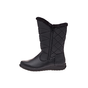 totes Women's Carrie Snow Boot, Zigzag Black, 10