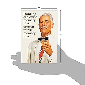NobleWorks - Hilarious Birthday Greeting Card with 5 x 7 Inch Envelope (1 Card) Bday May Cause Memory Loss Birthday 4301
