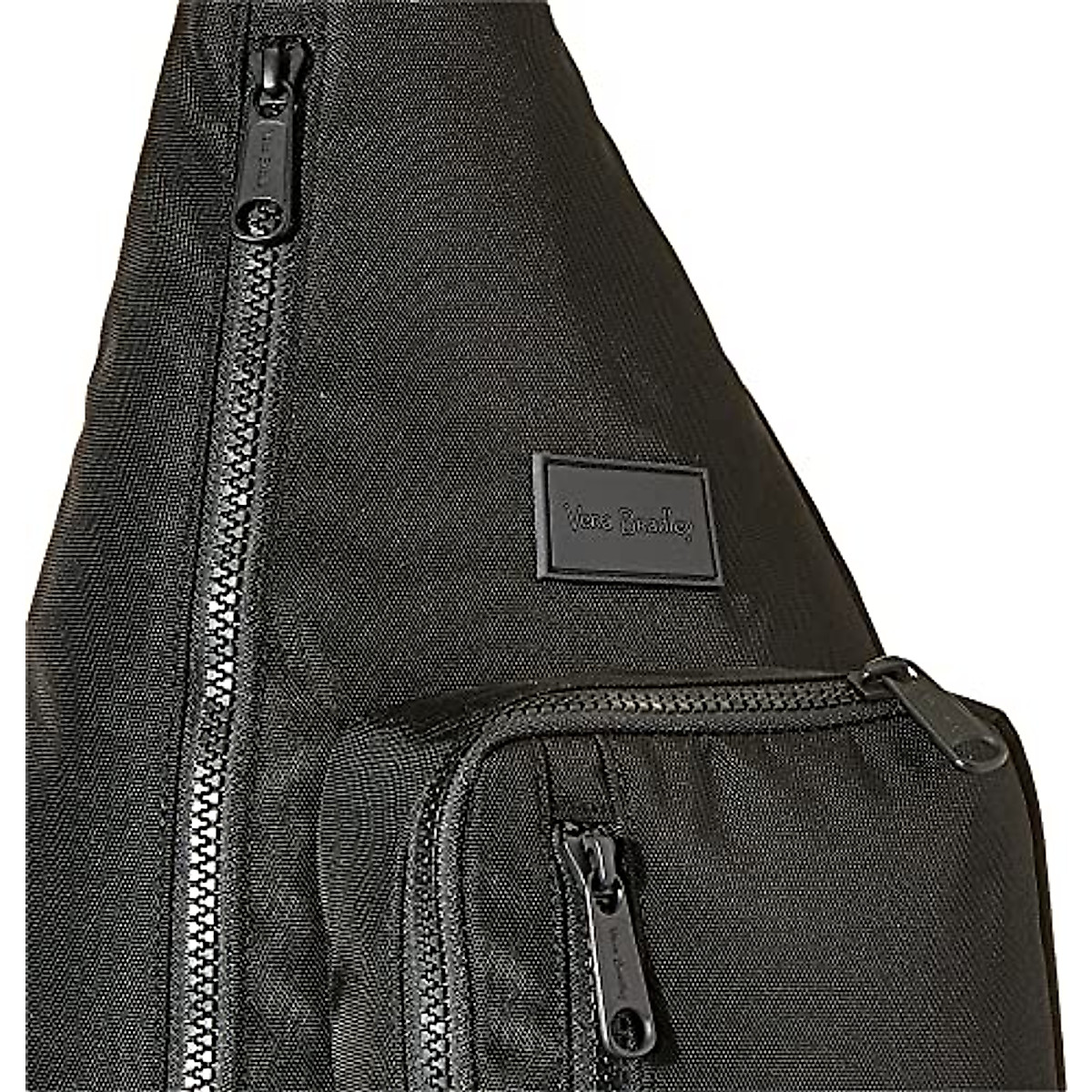 Vera Bradley Women's Recycled Lighten Up Reactive Sling Backpack, Black, One Size