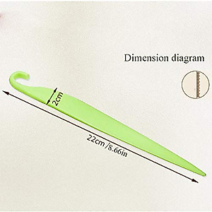 PZRT Cake Stripping Knife Demolding Knife Plastic Baking Tools Cake Scraper Butter Cream Spreader Bakeware Fondant Decoration, Green