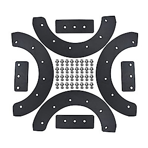 KINTLE 302565MA, 302565, 335992 Snow Thrower Paddle Set -Compatible with 20, 21 or 22" Craftsman, Noma,Murray Snow Thrower 302565ma,1687312SM, with 90 Pieces Hardware - 8 Pack