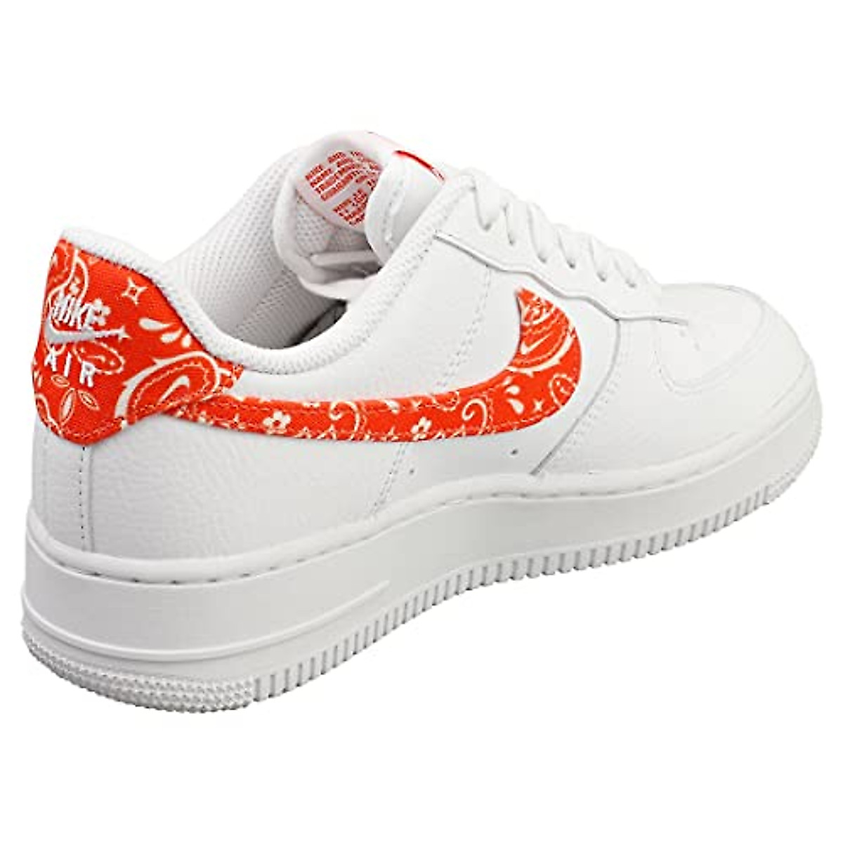 Nike Womens Air Force 1 Low DJ9942 102 Orange Paisley - Size 11W