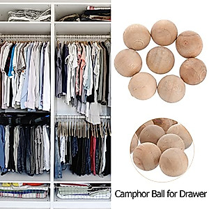 iplusmile 200PCS Cedar Balls Camphor Balls Fresh Scented Sachets Clothes Moth for Closets Drawers Clothes Storage