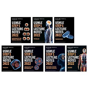 USMLE Step 1 Lecture Notes 2022: 7-Book Set (USMLE Prep)